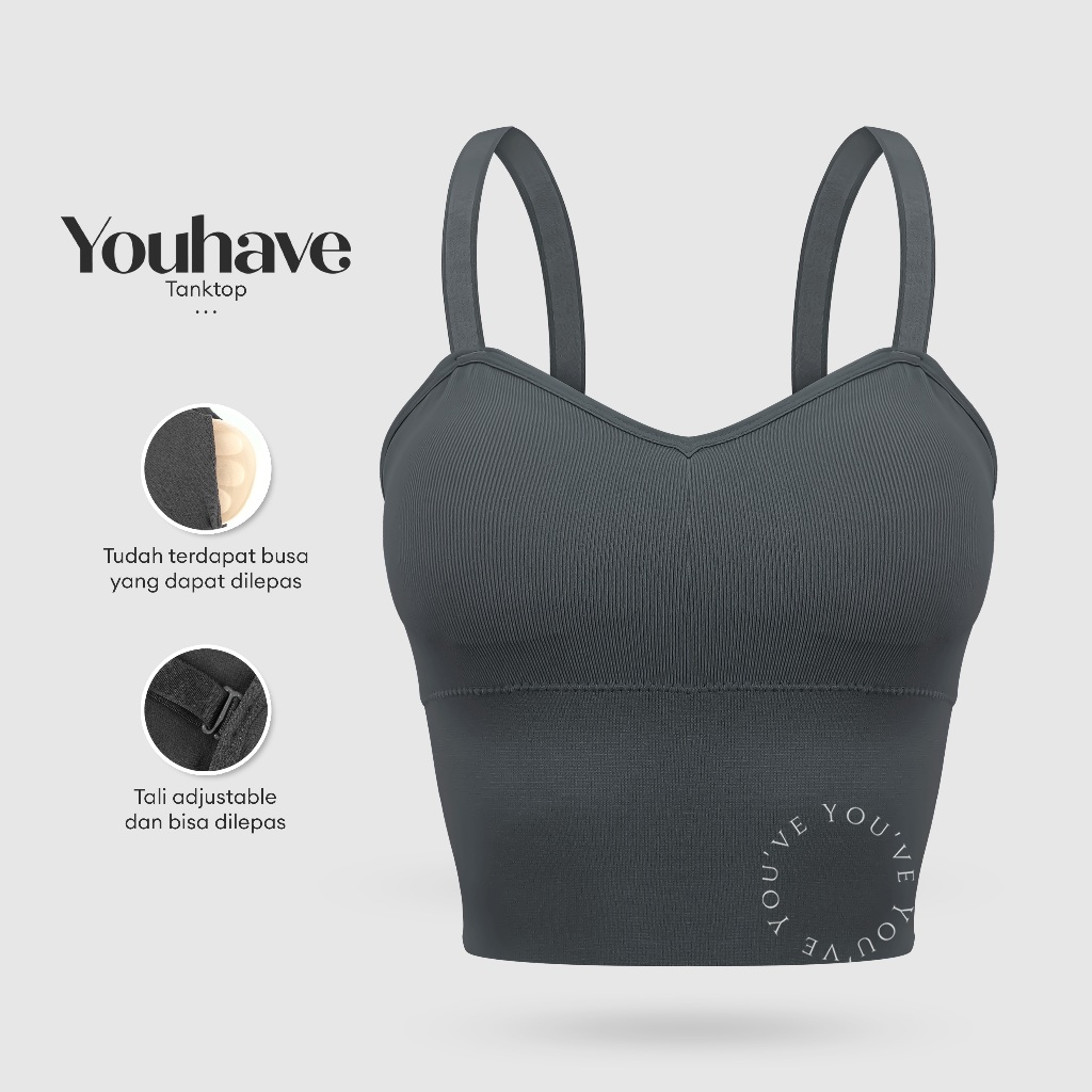Jual You've ( YouHave ) Tanktop Tank Top Crop Top Croptop Sport Bra BH ...