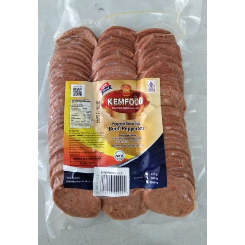 Jual Kemfood beef pepperoni 500gr | Shopee Indonesia
