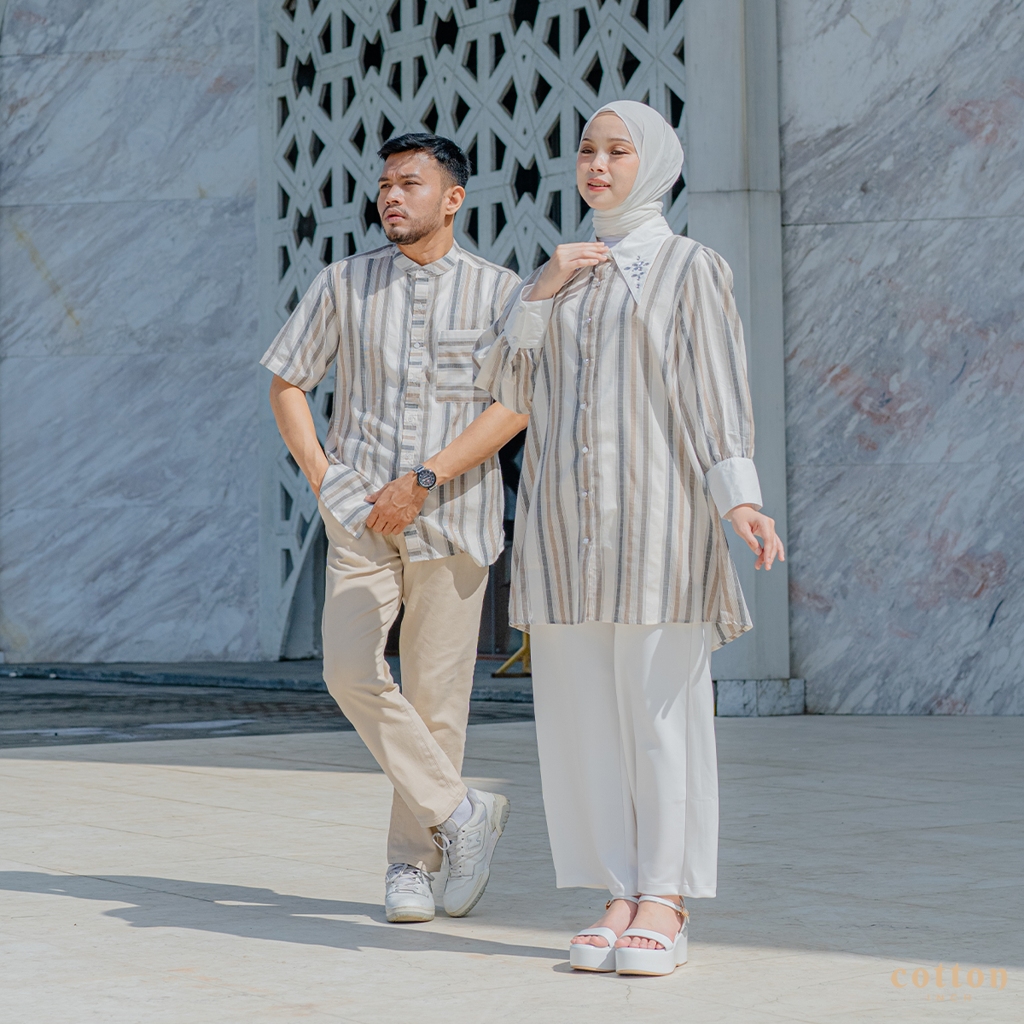 Jual Cotton Inch - Safaira Sarimbit Hari Raya Baju Couple Lebaran 2025 ...