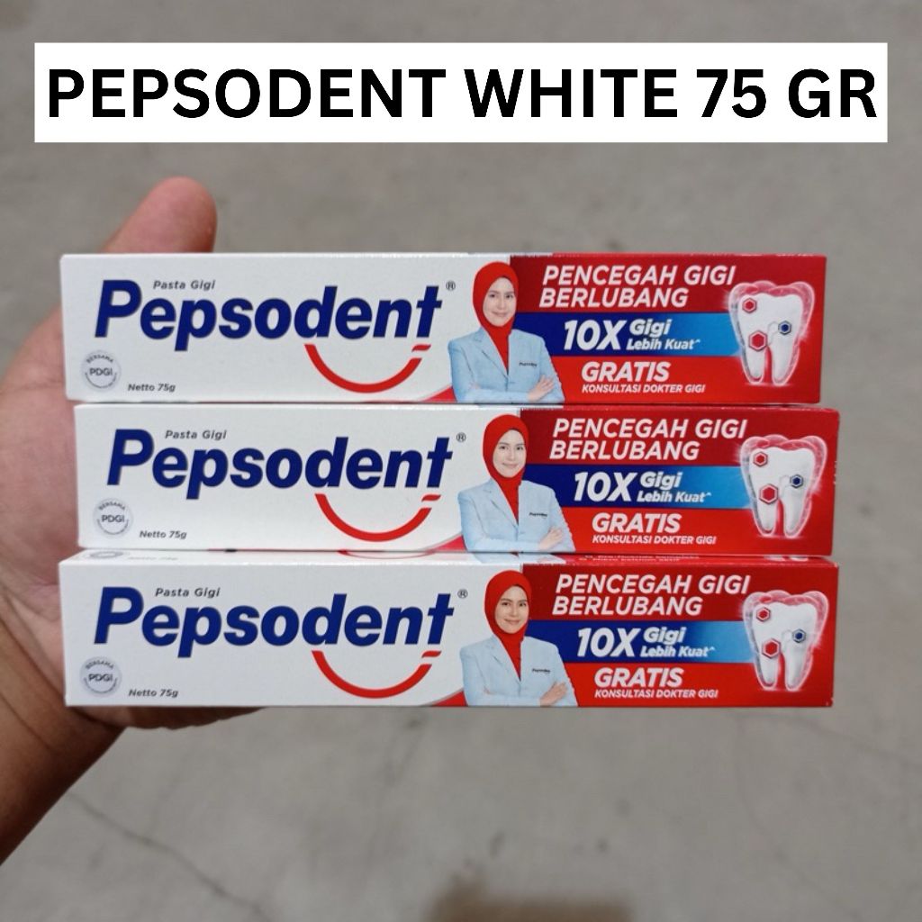 Jual PEPSODENT PASTA GIGI 75 GR GRAM UNILEVER PEPSODENT WHITE SENSITIVE ...