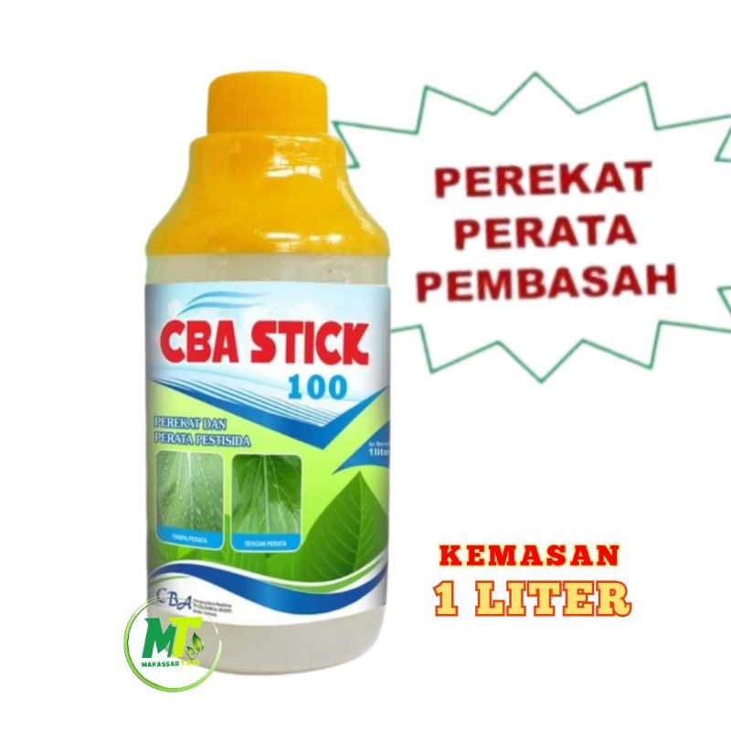 Jual CBA STIK 100 1 liter Perekat Perata Pembasah Pestisida, fungisida ...
