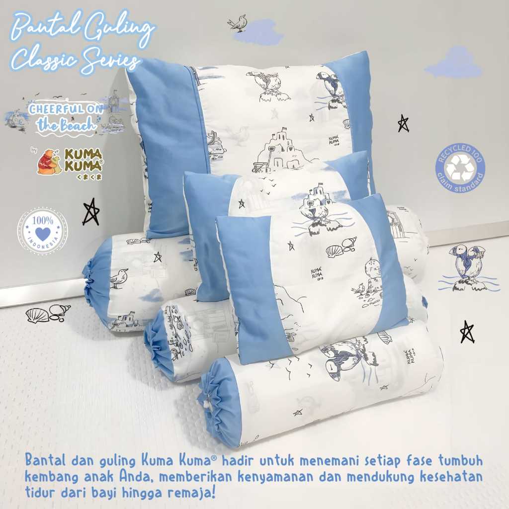 Jual KUMA KUMA - Bantal Classic Series deluxe snow (ukuran: S,M,L,XL ...