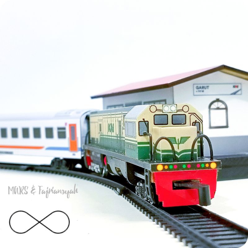 Jual Kereta Api Indonesia Bermesin | Train Set | Full Set | Gerbong ...