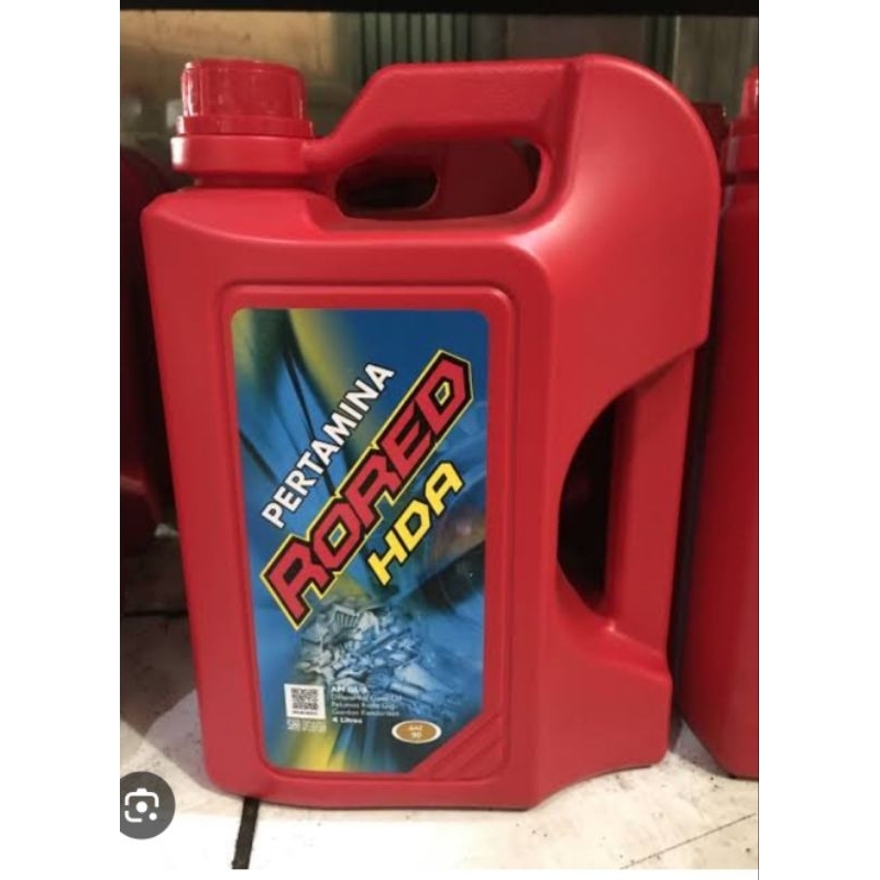 Jual OLI GARDAN PERTAMINA RORED HDA 90 GALON 4 Liter | Shopee Indonesia