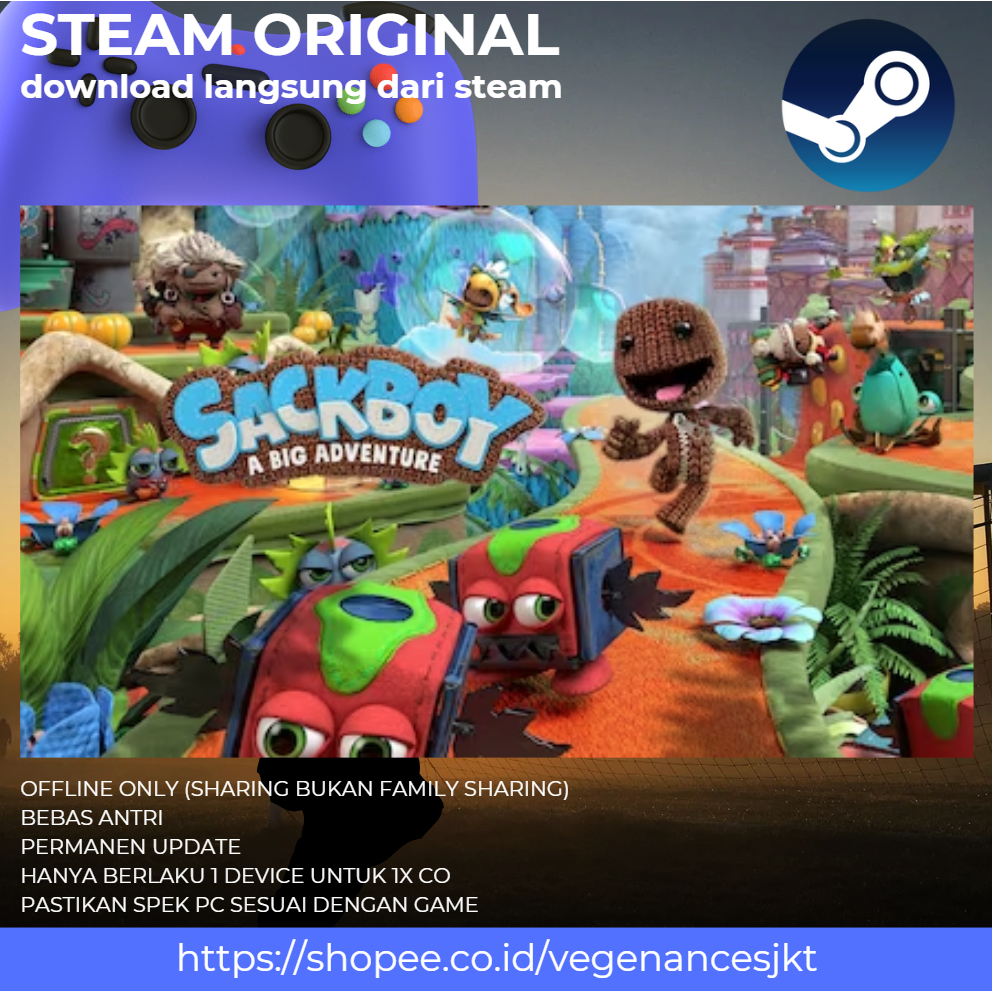 Jual Sackboy A Big Adventure PC Game Sharing Original + Latest Update ...