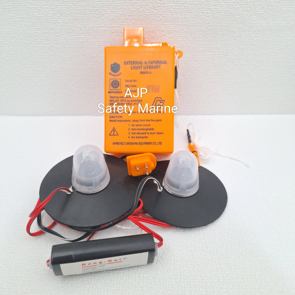 Jual Lampu Liferaft RSFD 3 / Sea cell Life raft light SOLAS Standart ...