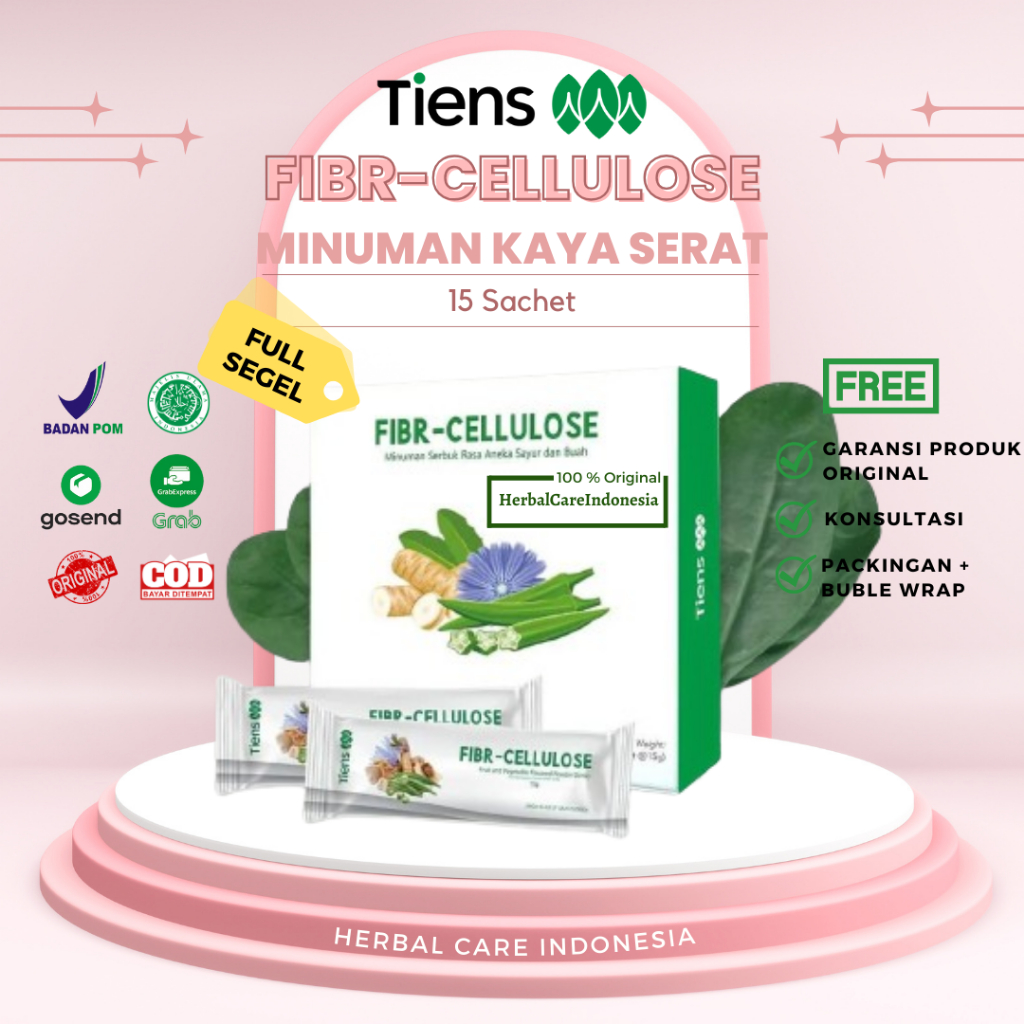 Jual Minuman Fibr Cellulose Tiens Penurun Berat Badan Alami Melancarkan ...