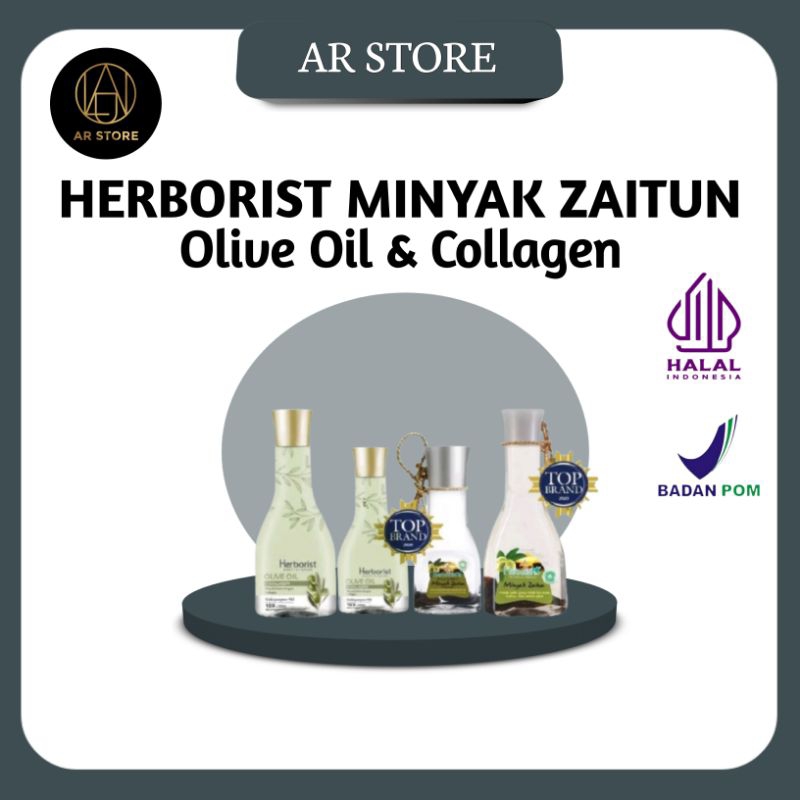 Jual Herborist Minyak Zaitun olive oil + collagen 150ml | Shopee Indonesia