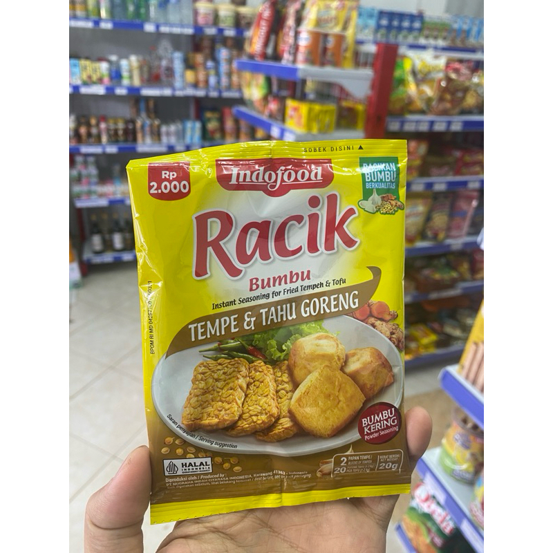 Jual Indofood Bumbu Racik Tempe & Tahu Goreng 30gr | Shopee Indonesia
