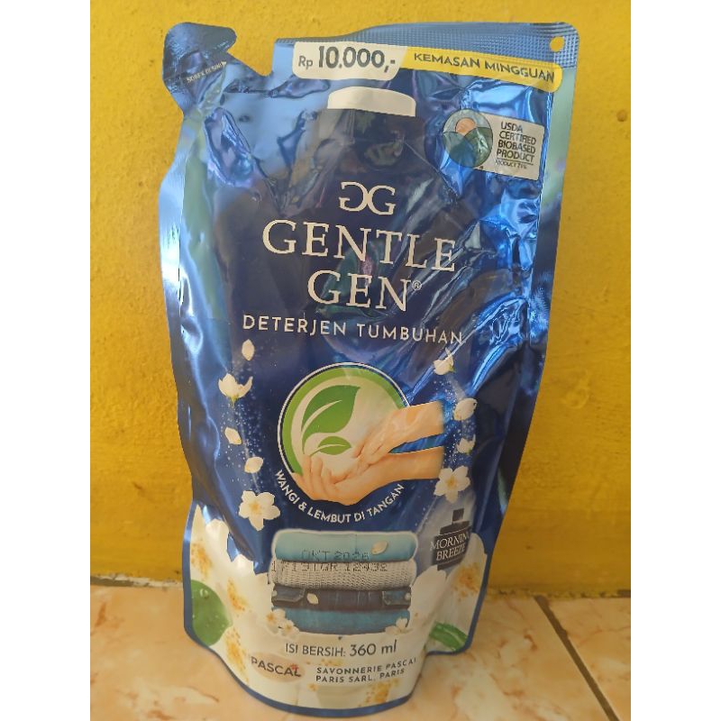 Jual Gentle Gen Cair Pouch 360ml Detergent Cair Tumbuhan | Shopee Indonesia