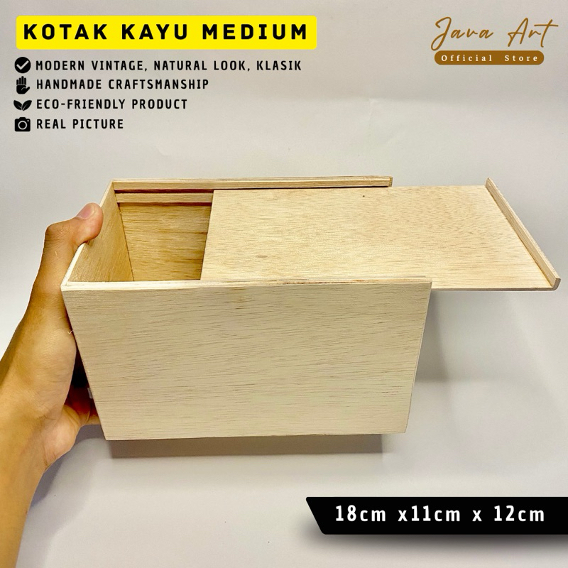 Jual KOTAK KAYU MODEL PENYIMPANAN TUTUP SLIP PACKAGING PRODUK SOUVENIR ...