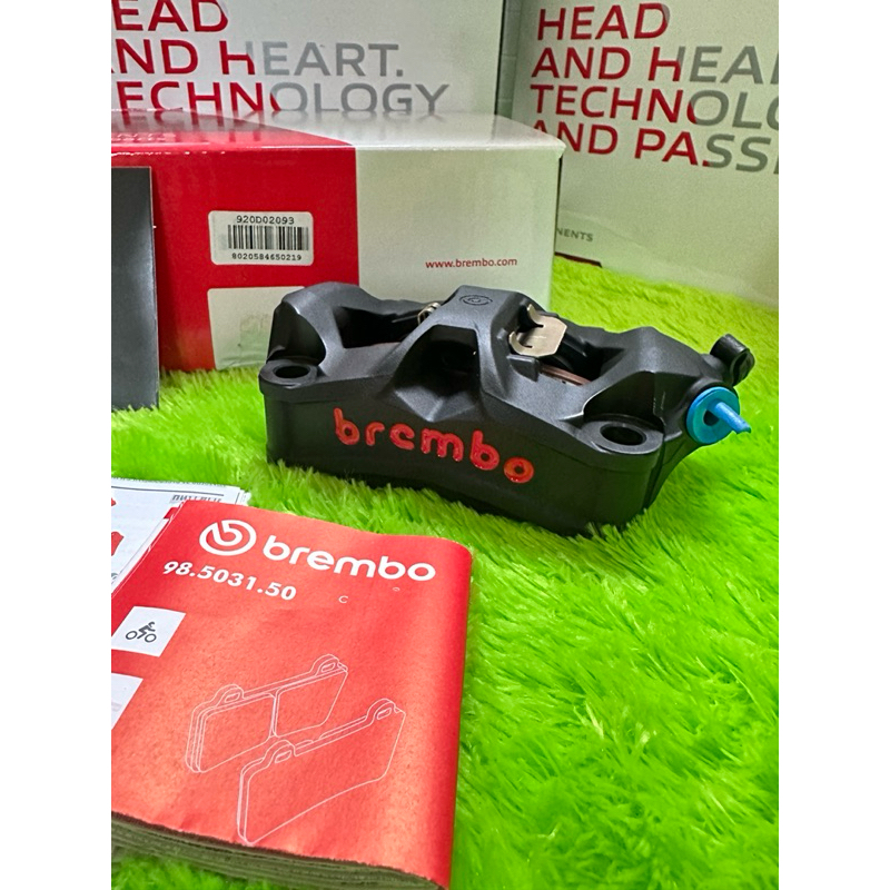 Jual kaliper brembo stylema Kanan black red logo 4Px 30mm pitch 100 original brembo Italy ...