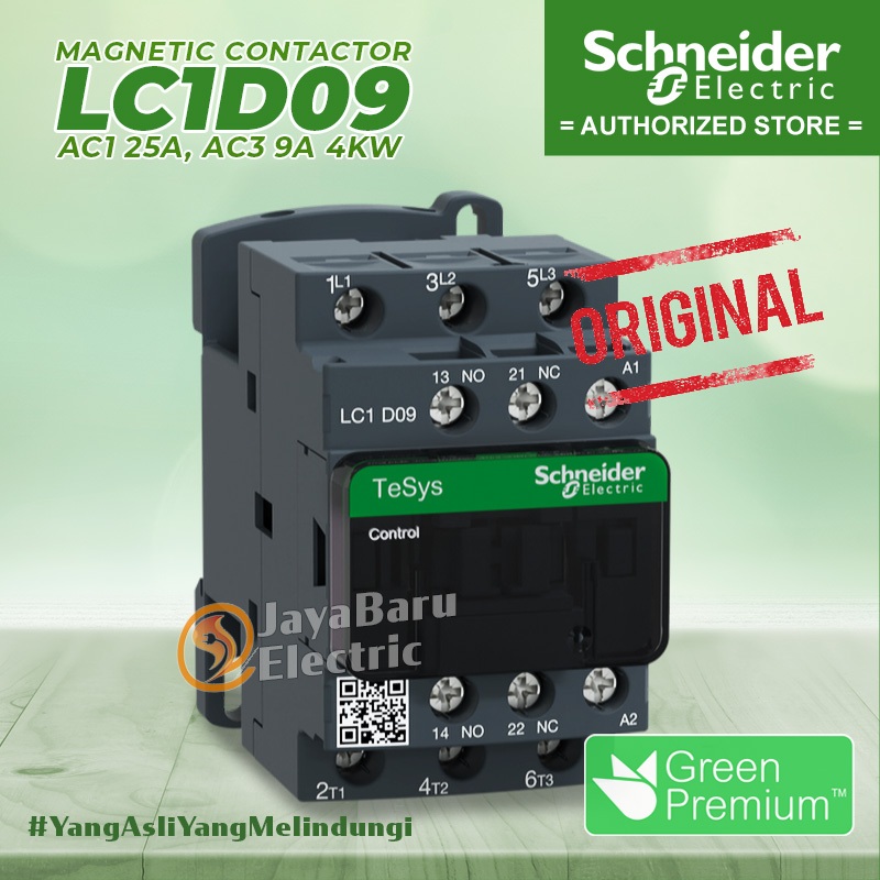 Jual Schneider Kontaktor Contactor LC1D09 24V 42V 48V 110V 220V 380V LC1D09B7 LC1D09D7 LC1D09E7 ...