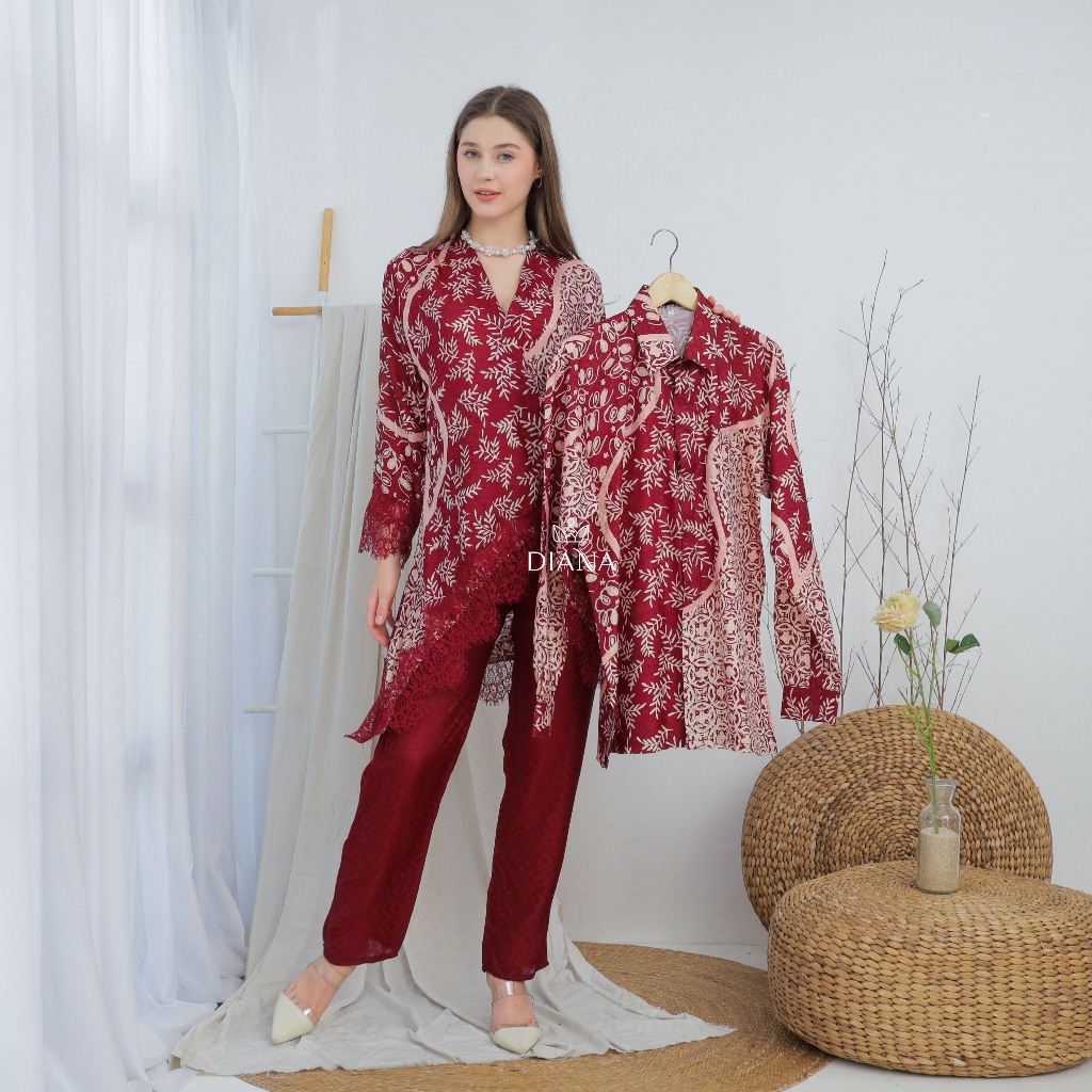 Jual KIMONO COUPLE BATIK by Diana Batik Trusmi/ SET COUPLE BATIK ...