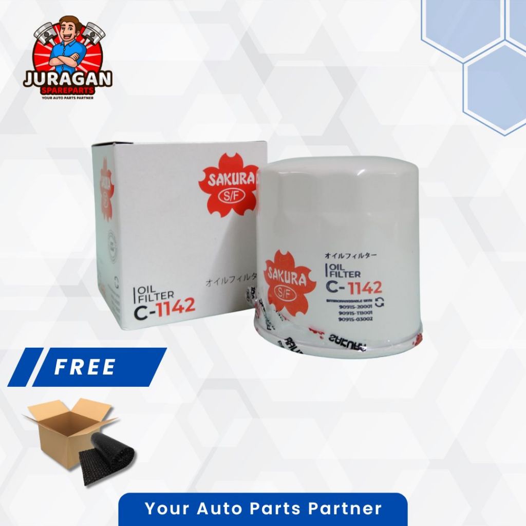Jual Sakura Filter Oli Toyota Innova Bensin C-1142 | Shopee Indonesia