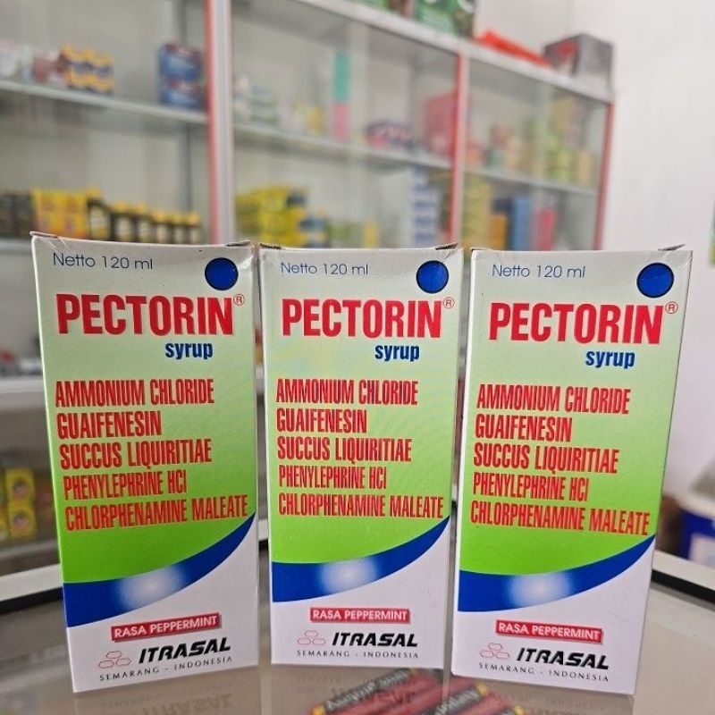 Jual pectorin cough sirup 120ml_meredahkan batuk berdahak dan pilek ...