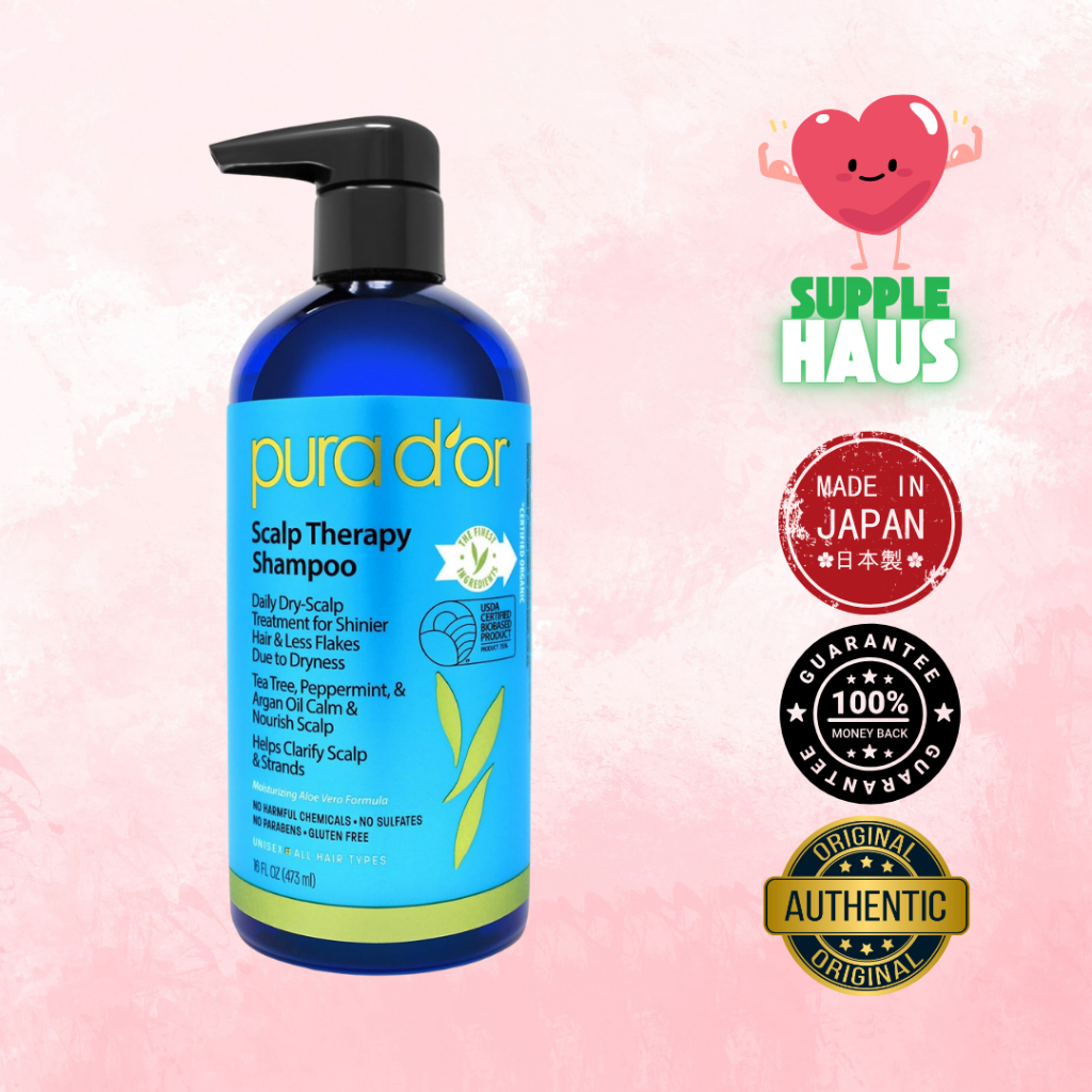 Jual Purador / Pura D'or / Pura Dor Hair Thinning Therapy Shampoo 473ml ...