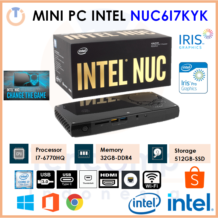 Jual [Like New] Mini PC NUC Core i7 | RAM 16GB | SSD 512GB | VGA Intel ...