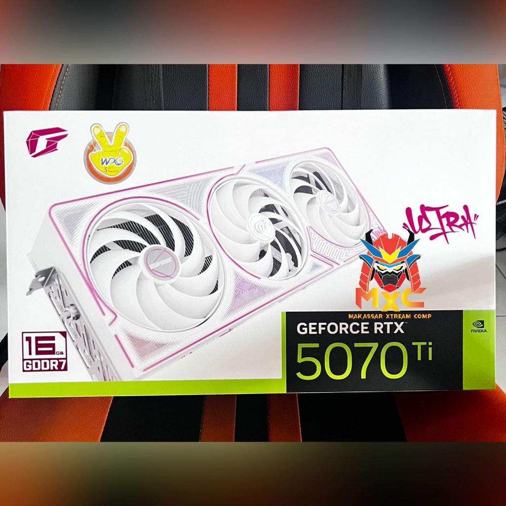 Jual Colorful iGame GeForce RTX 5070 Ti Ultra W OC 16GB GDDR7 256BIT ...