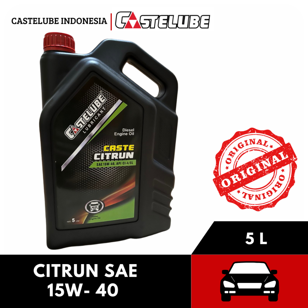 Jual Oli Castelube Citrun SAE 15W/40 isi 5 Ltr (Mobil Bensin dan diesel ...