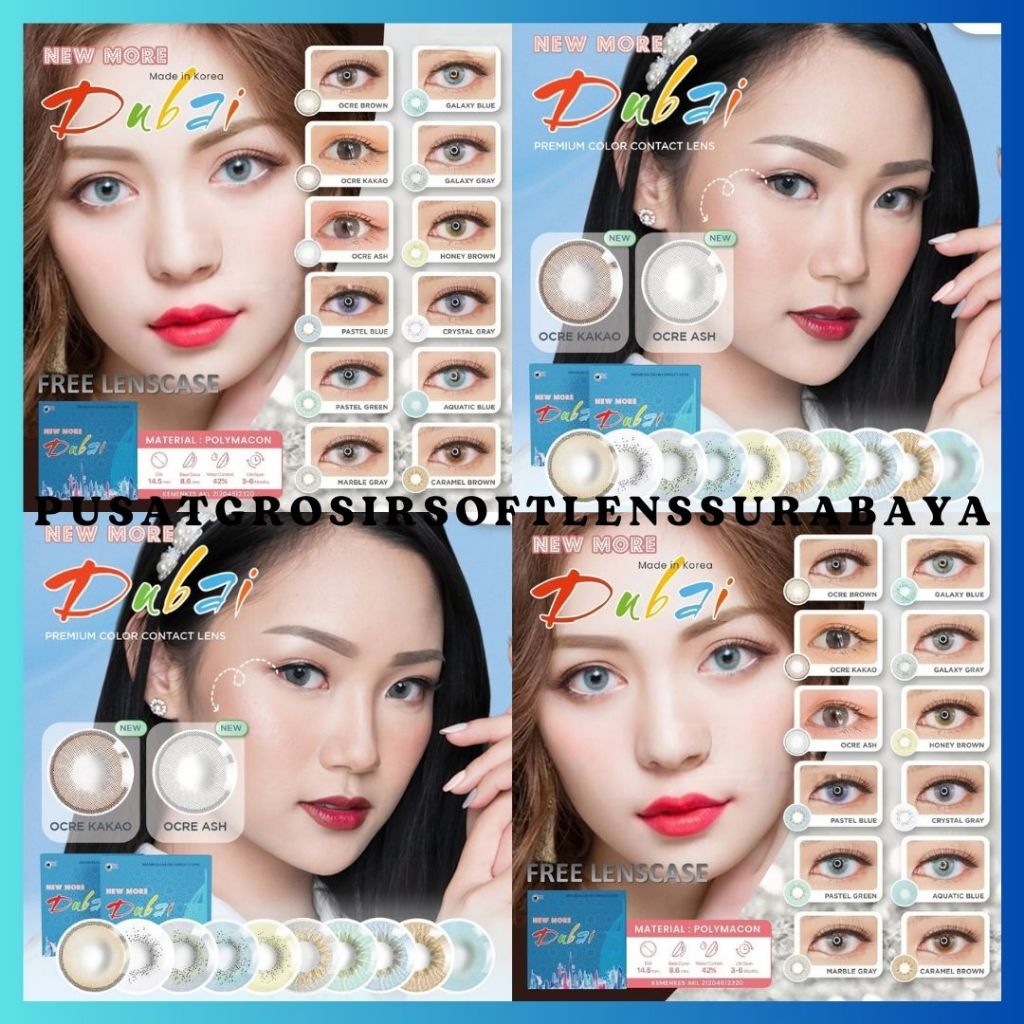 Jual SOFTLENS NEW MORE DUBAI 14,5 MM NORMAL GROSIR ///// SOFLEN ...