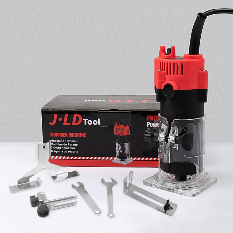Jual Mesin Profil Kayu 6mm JLD Mesin Router Trimmer Wood Trimmer 300W ...