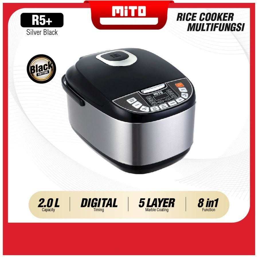 Jual Mito Magic Com Digital 2 Liter 8 In 1 R5+ Rice Cooker Canggih ...