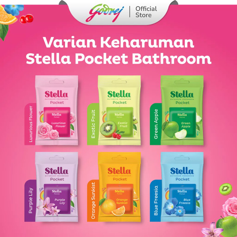 Jual Stella Pocket Bathroom Freshener Pengharum Kamar Mandi | Shopee ...