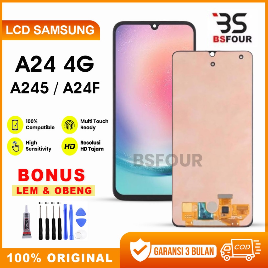 Jual LCD SAMSUNG A24 4G / A245 / A24F FULLSET TOUCHSCREEN | Shopee ...