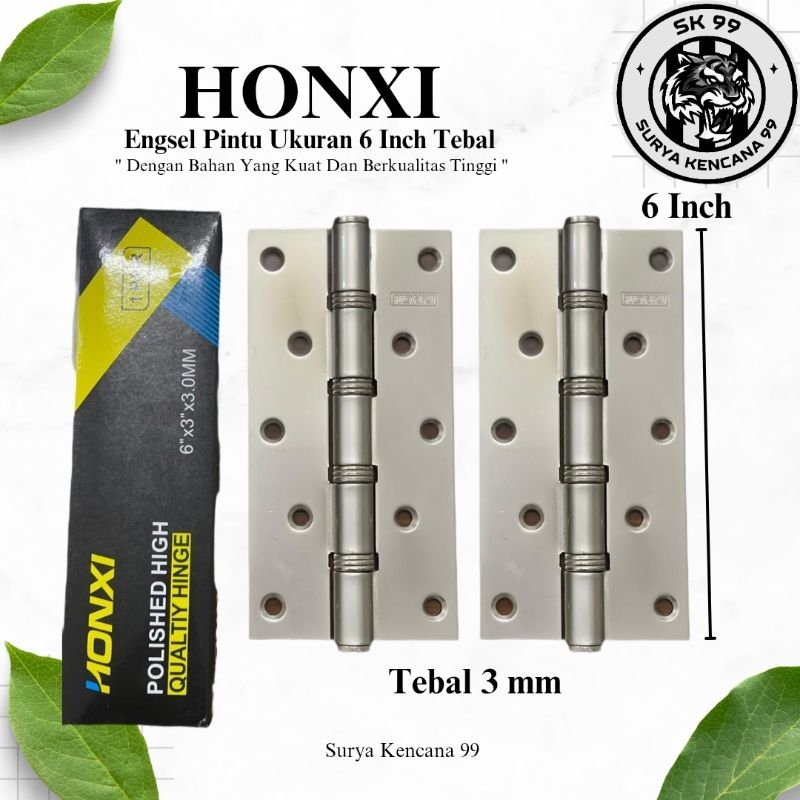 Jual Engsel 6 inch Pintu Engsel Tebal 6 inch HONXI Tebal 3mm | Shopee ...