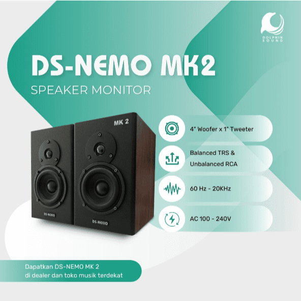 Jual DS-NEMO MK2 Speaker Monitor | Shopee Indonesia