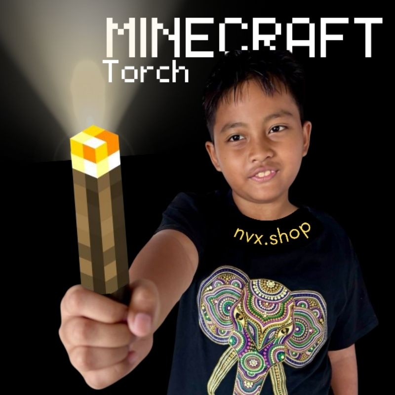 Jual Lampu Minicraft LED Bisa Dicas Senter Anti Air Minecraft. Mini ...