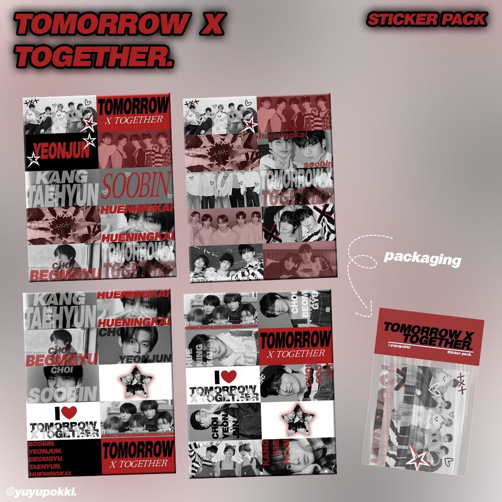 Jual TXT STICKER PACK TOMORROW X TOGETHER | Shopee Indonesia