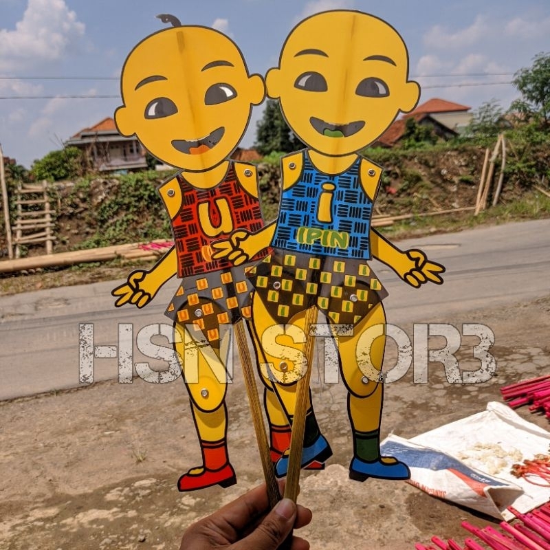 Jual Promo Bulan Ramadhan !!! Mainan Wayang Joget Tarik Upin Ipin isi ...