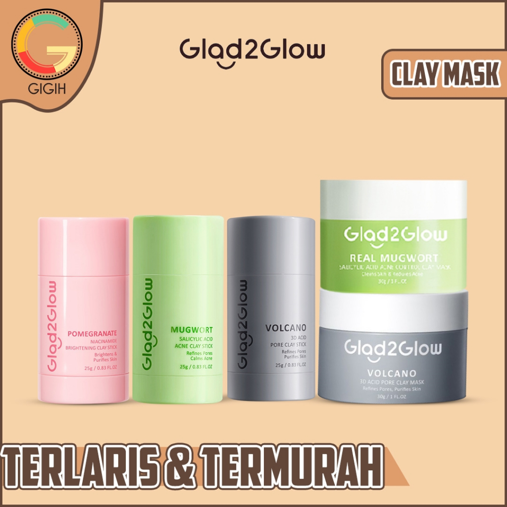 Jual G2G GLAD2GLOW CLAY MASK / CLAY STICK SERIES ( READY ALL VARIAN ...