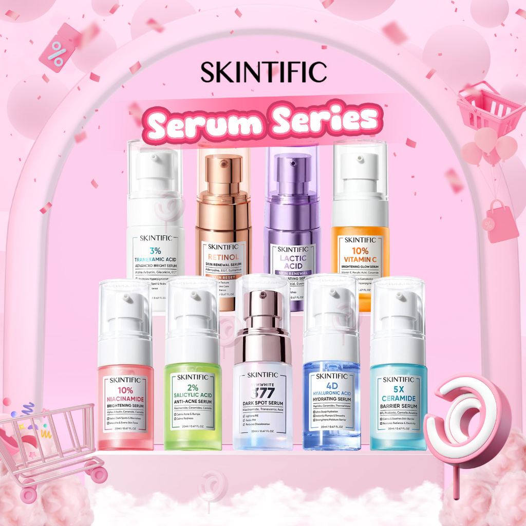 Jual SKINTIFIC - FACE SERUM SERIES - Serum Wajah 5x Ceramide ...