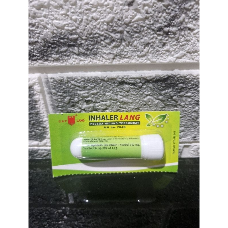 Jual INHALER LANG - PELEGA HIDUNG TERSUMBAT | Shopee Indonesia