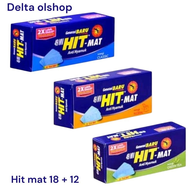 Jual HIT MAT Refil elektrik anti nyamuk 18 +12 isi lebih banyak ...