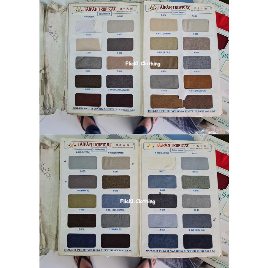 Jual KODE U4R Kain Taipan Tropical Bahan Taipan Tropical Seragam Eceran ...