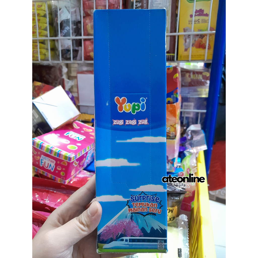 Jual Yupi 1000 Burger Max Love Burger Roletto Aquarium Zugi Zagi Zug Box [isi 12 bungkus ...