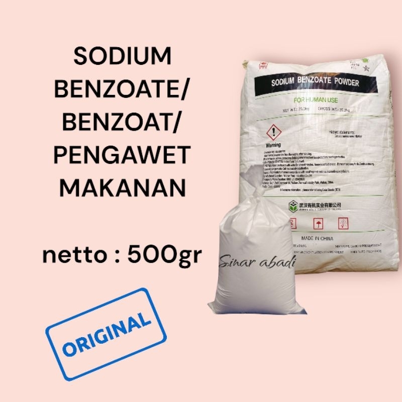 Jual SODIUM BENZOATE POWDER /BENZOAT/NATRIUM BENZOATE/PEMGAWET MAKANAN ...