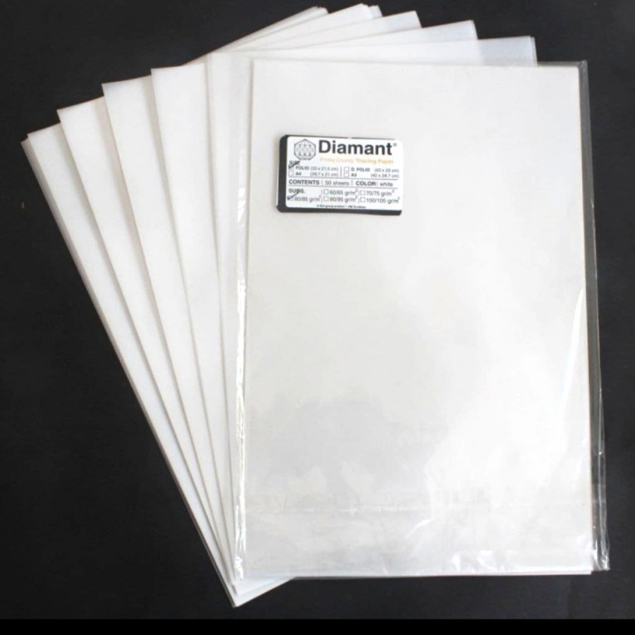 Jual DIAMANT KERTAS KALKIR A3 100/105 GRAM A3 / TRACING PAPER 1 PACK ...