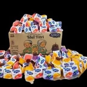 Jual silkys puding isi 40 pcs(1 kg) tanpa kemasan | Shopee Indonesia