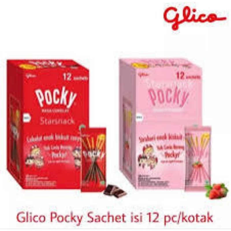 Jual glico pocky sachet isi 12 sachet | Shopee Indonesia