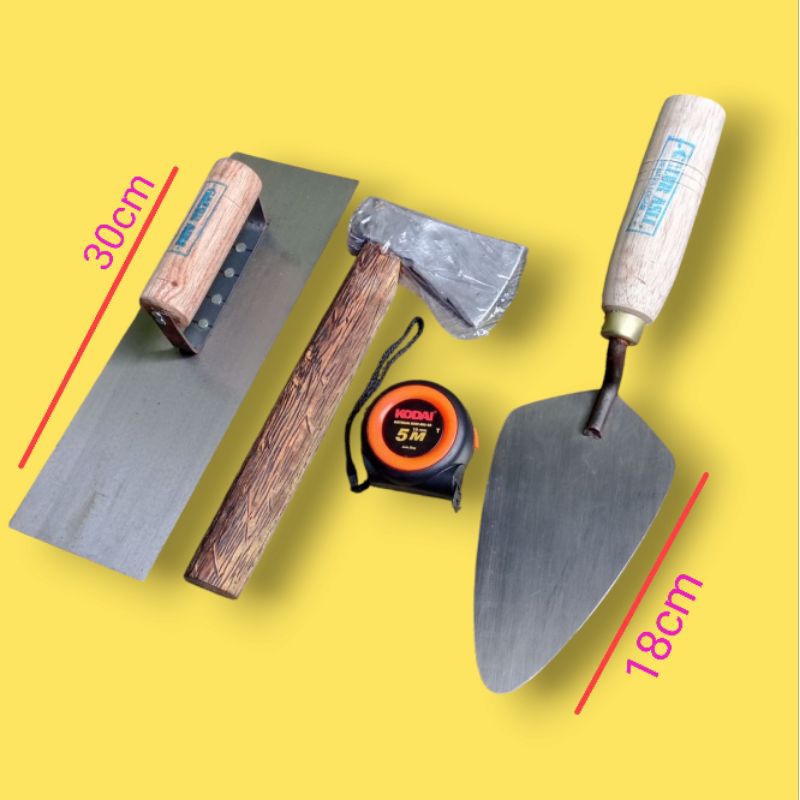 Jual Set Alat Tukang Bangunan 4 Produk - Roskam Acian Galur 30cm ...