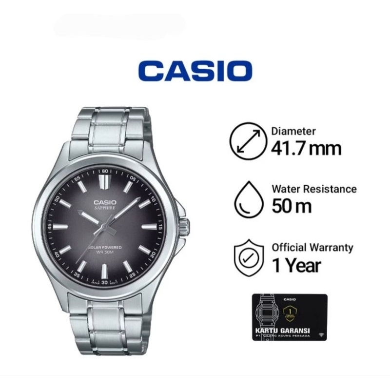 Jual Jam Tangan Pria Casio General MTS-RS100D-1AVDF / MTS-RS100D-1A ...
