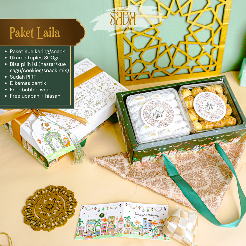 Jual Paket Hampers Idul Fitri Lebaran Ramadan Ramadhan Parcel Kue Kering - Laila | Shopee Indonesia