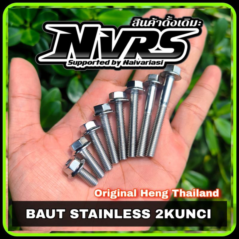 Jual Baut Stainless 2Kunci Drat 10/M6 | Shopee Indonesia