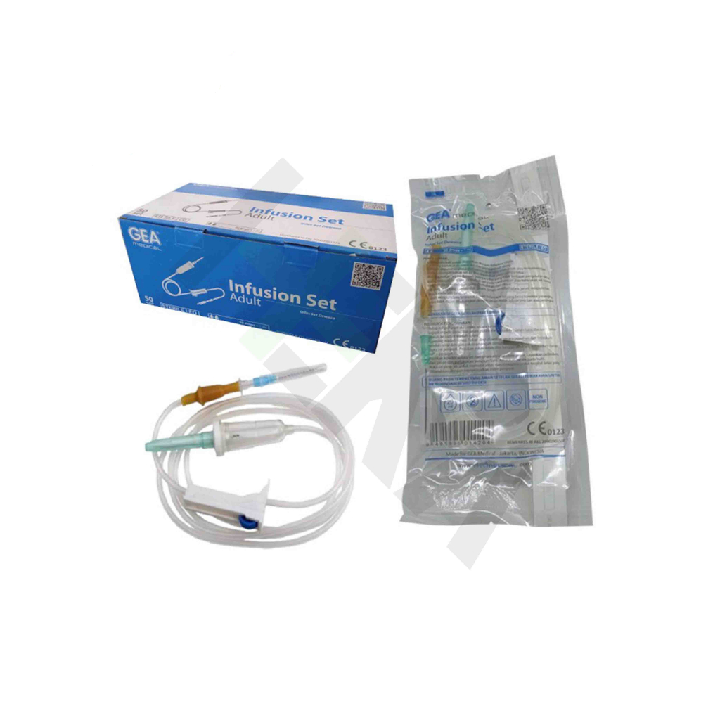 Jual GEA Infusion Set Adult - Selang Infus Set Dewasa GEA [Majapahit ...