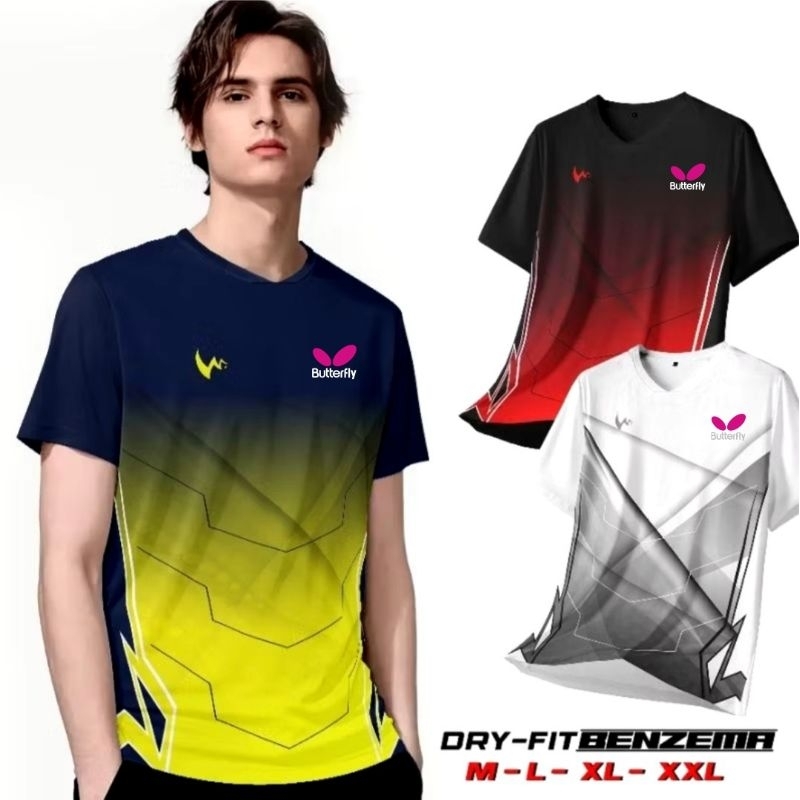 Jual JST-Baju Ping Pong Dewasa/Jersey Tenis Meja/Kaos Tenis Lengan ...